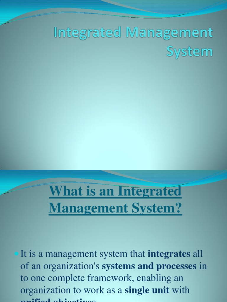 Integrated Management System | PDF | Business