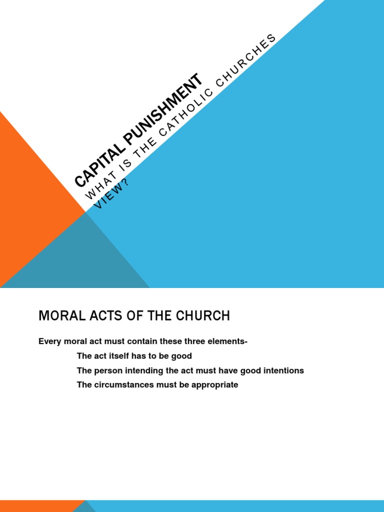 Capital Punishment Powerpoint | PDF | Catholic Church | Capital Punishment
