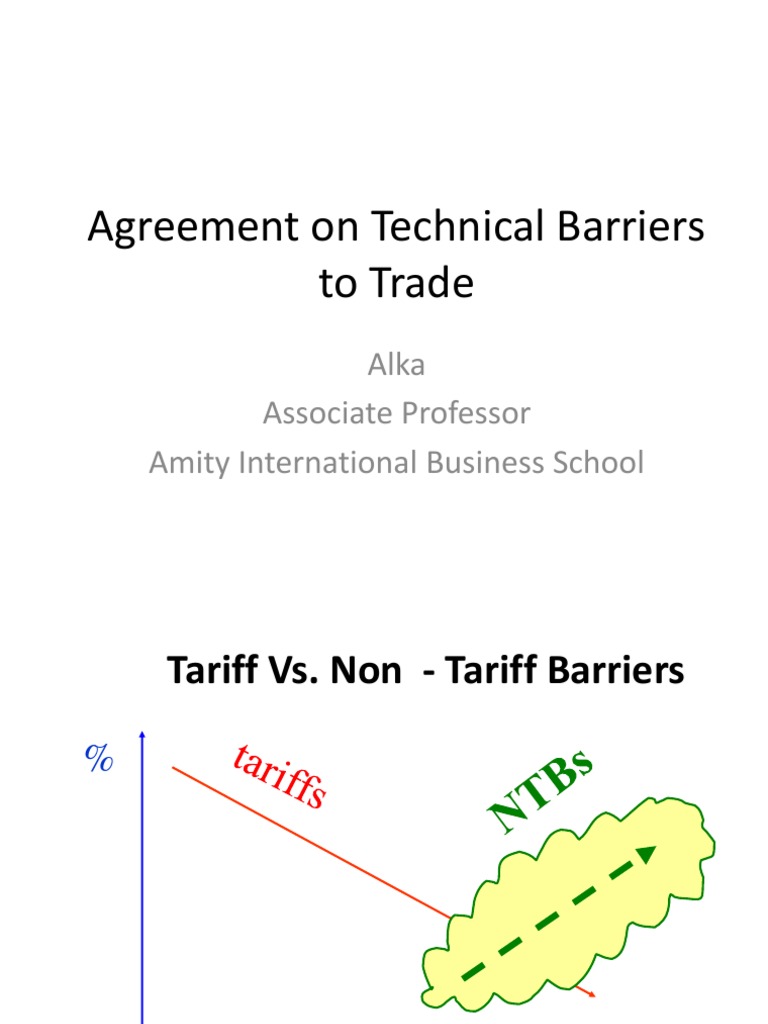 Technical Barriers to Trade Overview | PDF | Food Safety | Cigarette