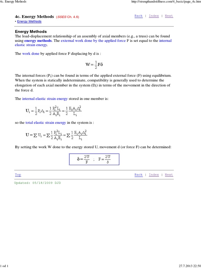 4c. Energy Methods | PDF