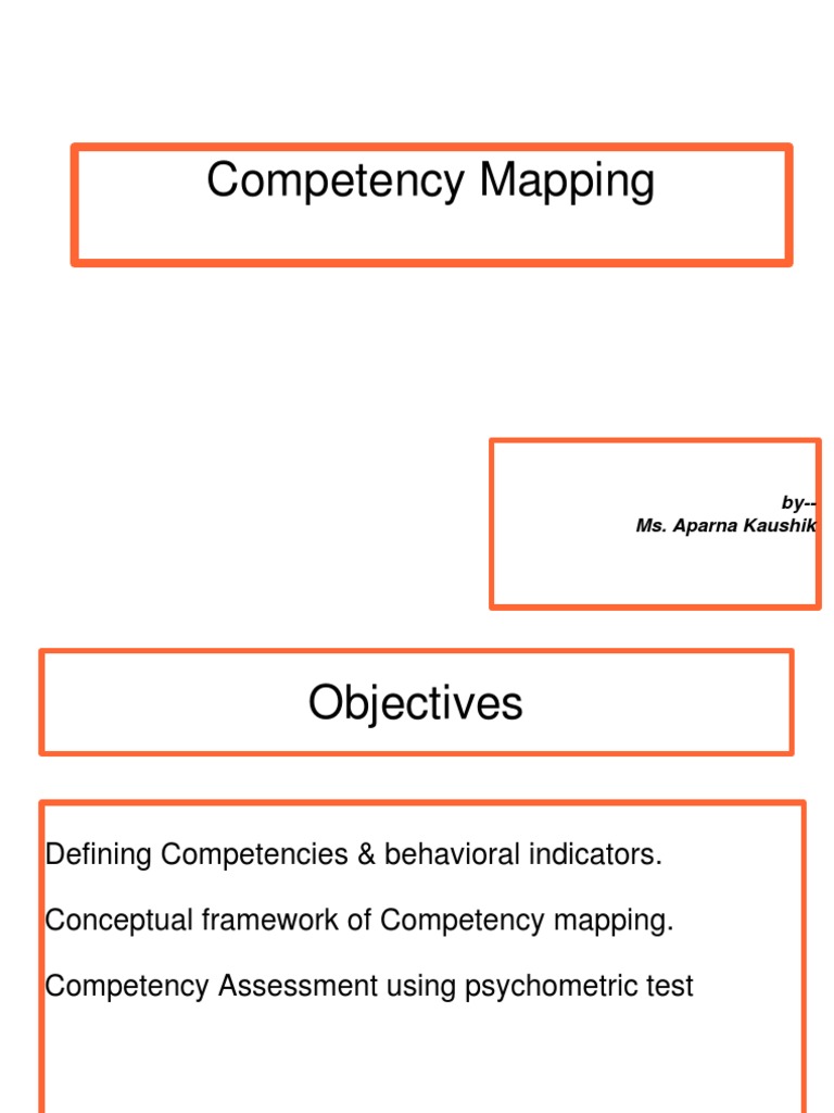 Competency Mapping: A Process for Identifying Key Competencies and ...