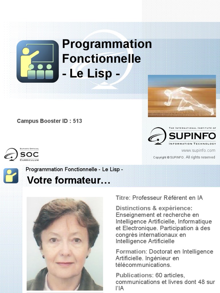 02 Programmation Fonctionnelle Le Lisp Pdf Programmation