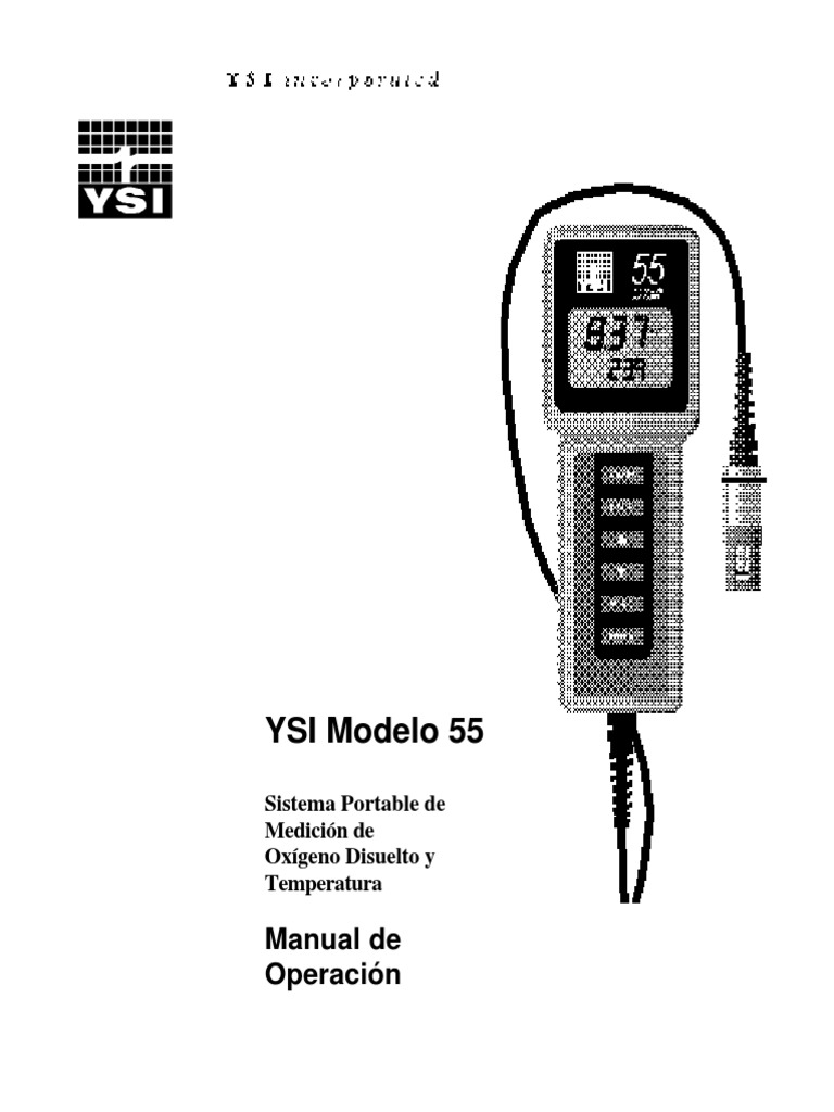 Manual YSI 550 PDF | PDF