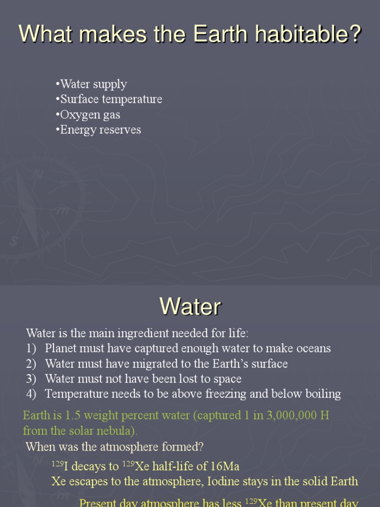 Factors Making Earth Habitable | PDF | Atmosphere | Planetary Habitability
