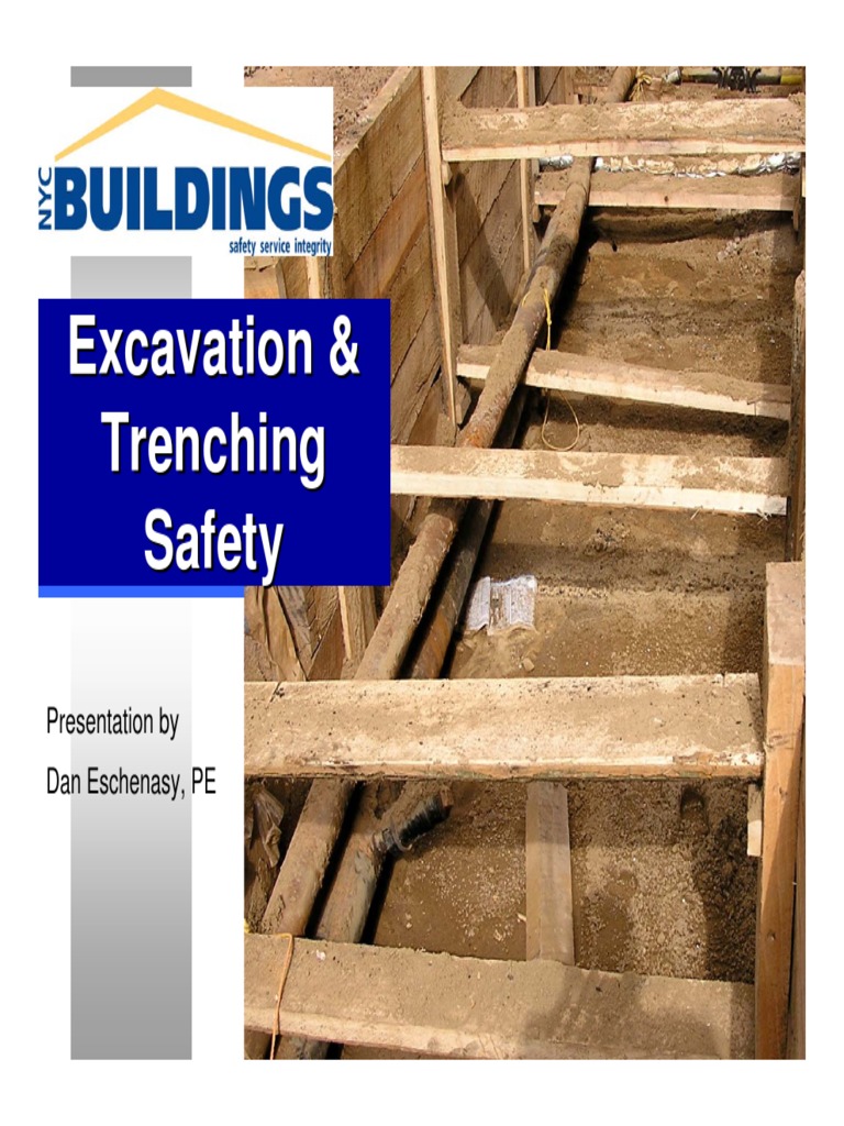 Excavation & Trenching Safety.pdf | Occupational Safety And Health ...
