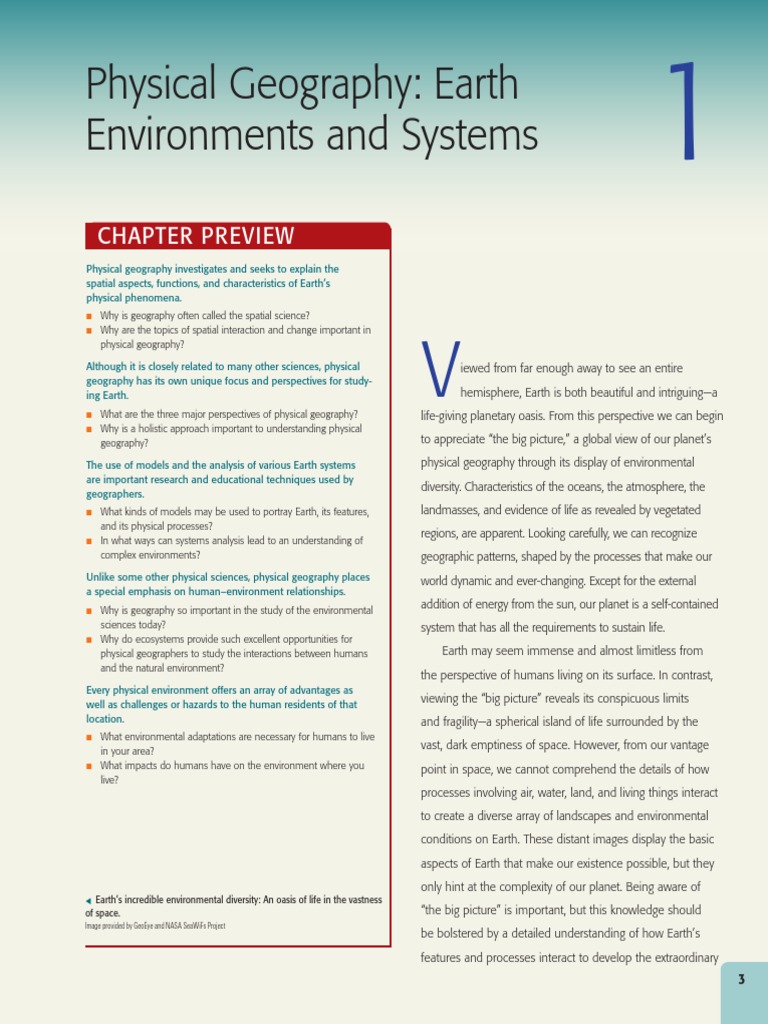 Physical Geography: Earth Environments and Systems: Chapter Preview ...