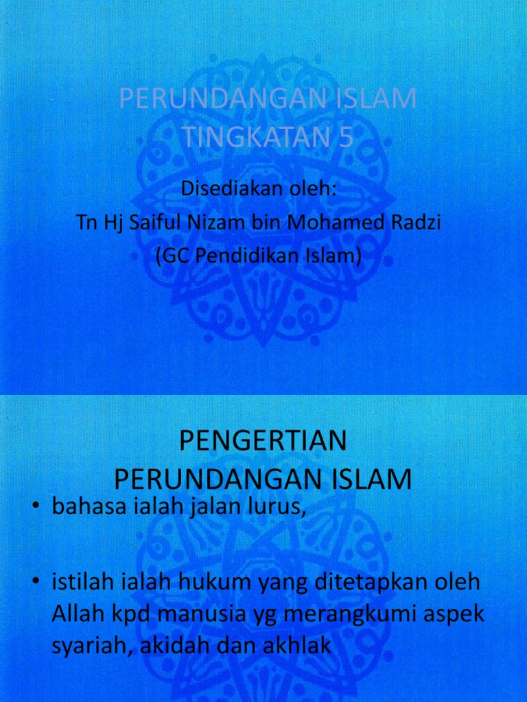 Perundangan Islam | PDF