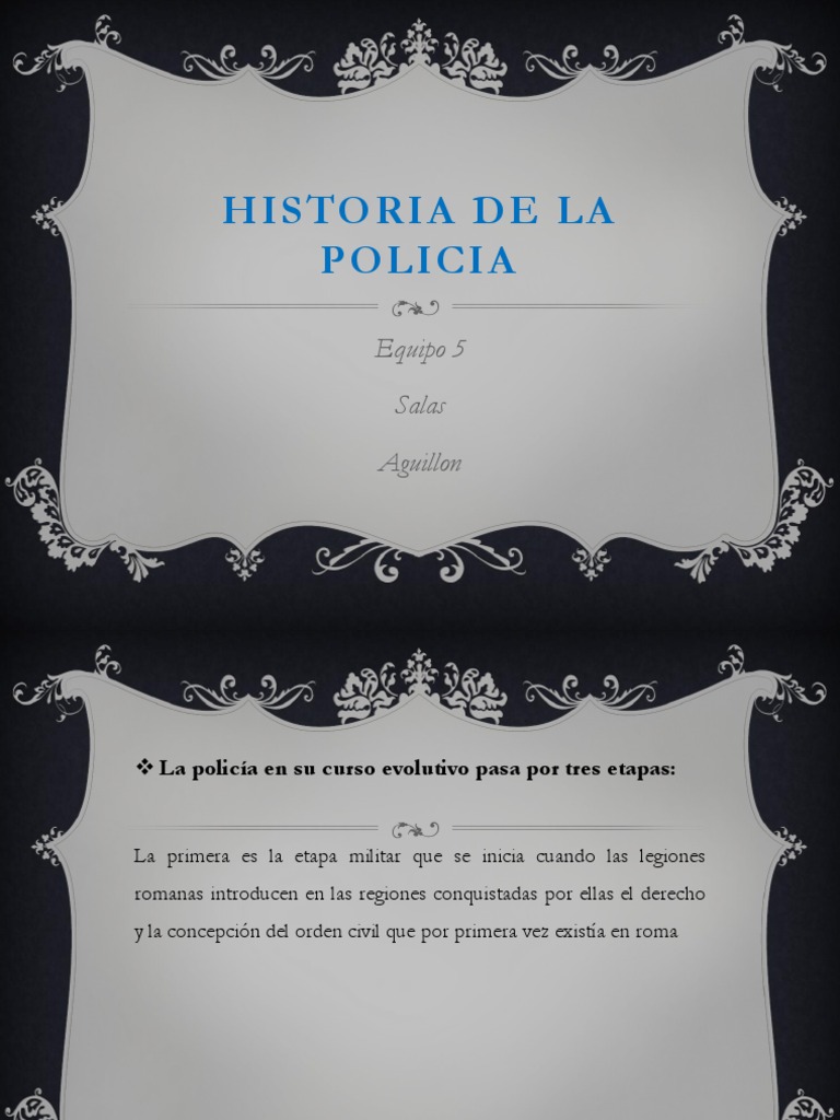 Evolución de la Policía en México | PDF | Policía | Ciudad de México