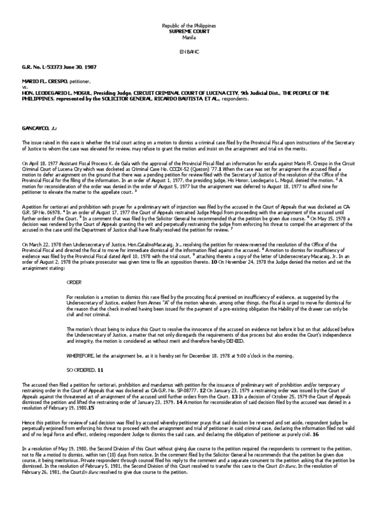 Preliminary Investigation Cases.pdf | Prosecutor | Arrest | Free 30-day ...