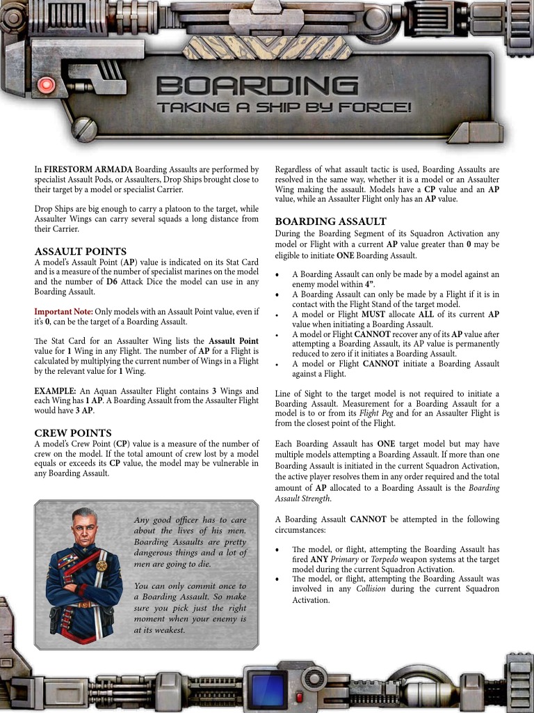 Assault Points Boarding Assault: Important Note | PDF | Cruiser ...
