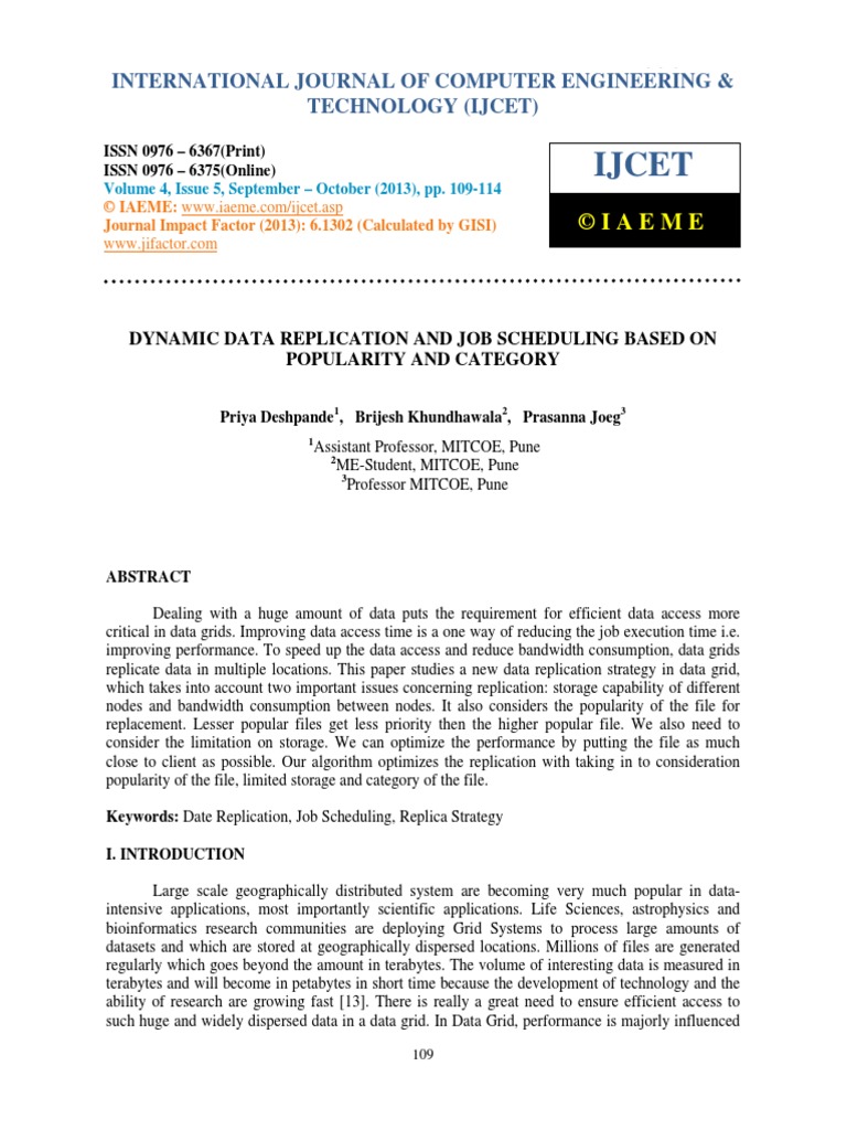 2 3 Pdf Pdf Replication Computing Grid Computing
