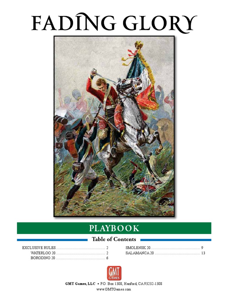 Fading Glory Playbook | Download Free PDF | Late Modern France ...