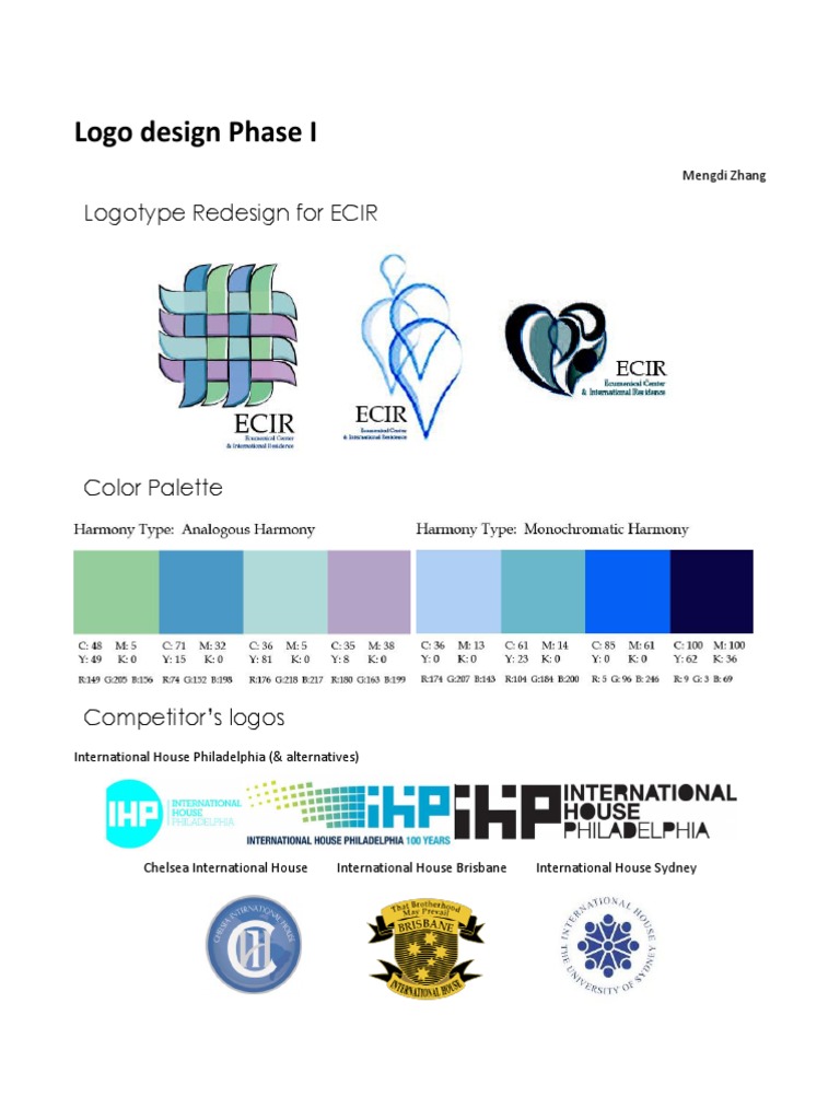 Logo Design Phase I Overview | PDF | Career & Growth | Art