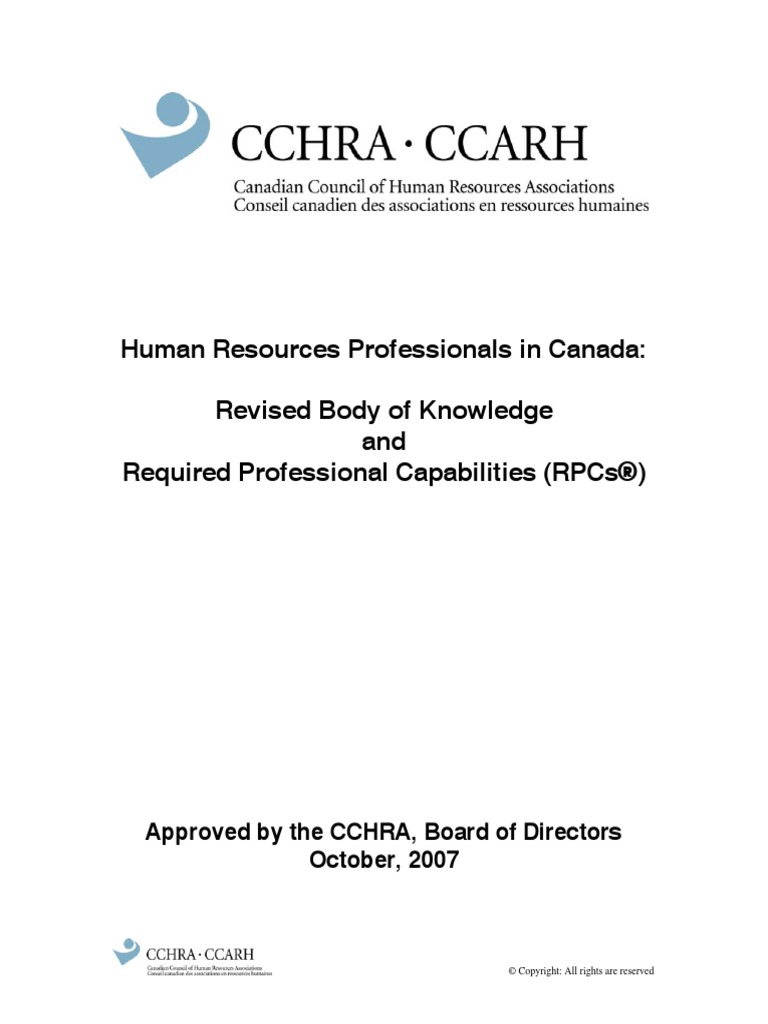 HR Body of Knowledge-60pgs PDF | PDF | Human Resources | Human Resource ...
