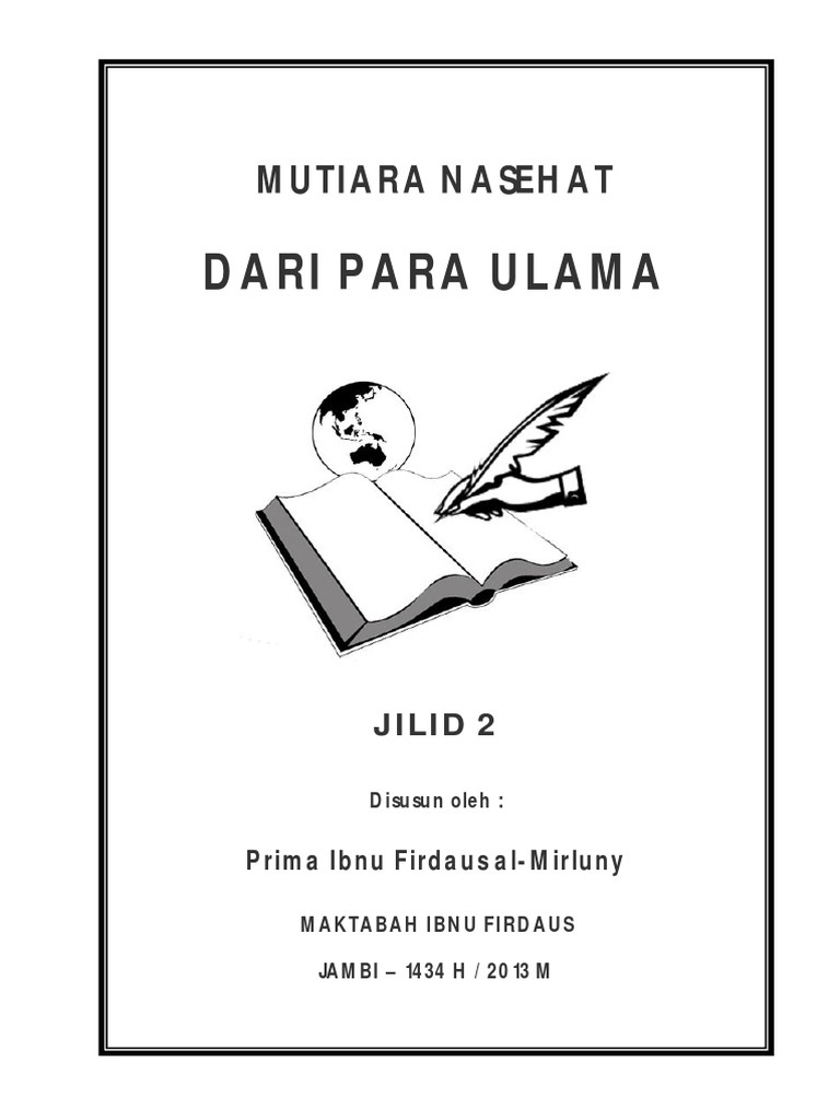 Mutiara Nasehat Dari para Ulama Jilid 2 - Prima Al-Mirluny | PDF