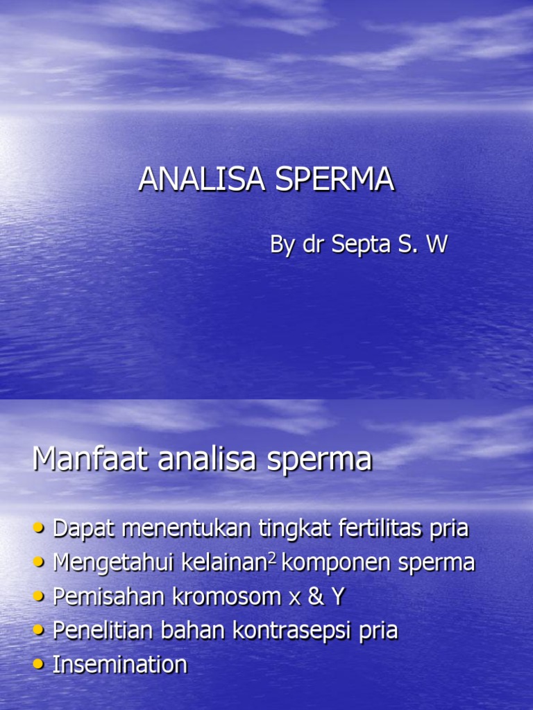 Analisa Sperma | PDF