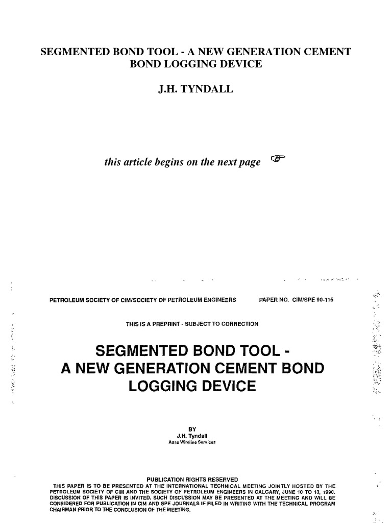 Segmented Bond Logging | Electronics | Technology