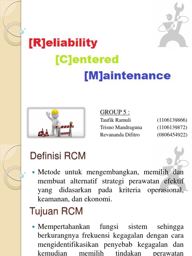 Presentasi RCM | PDF