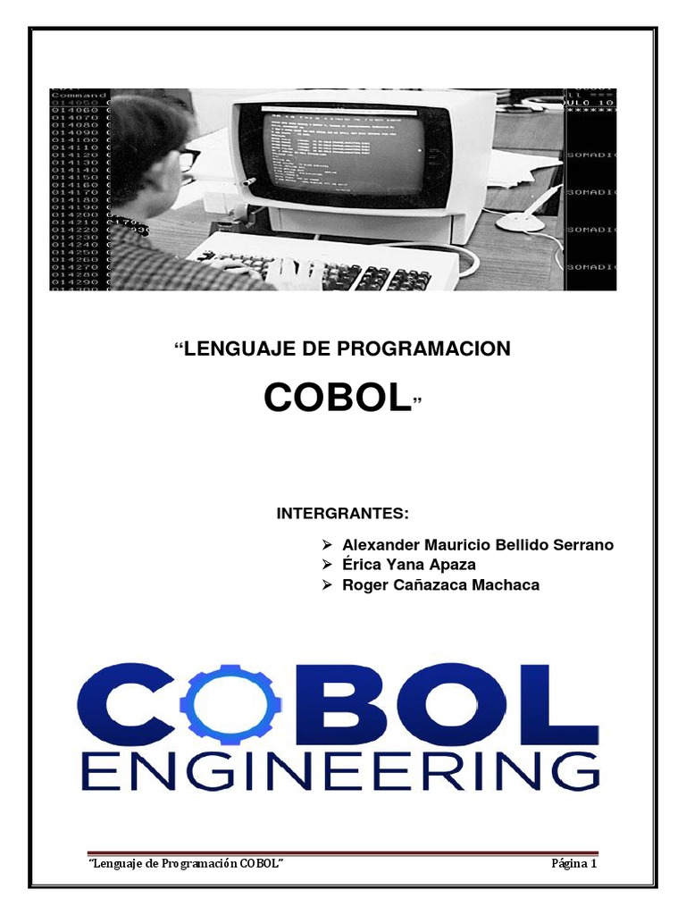 Lenguaje de Programacion Cobol | PDF | Programa de computadora ...