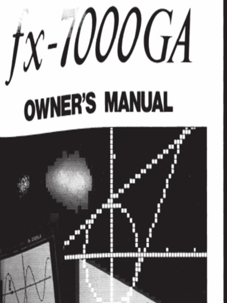 Casio FX-7000GA User Manual PDF | PDF
