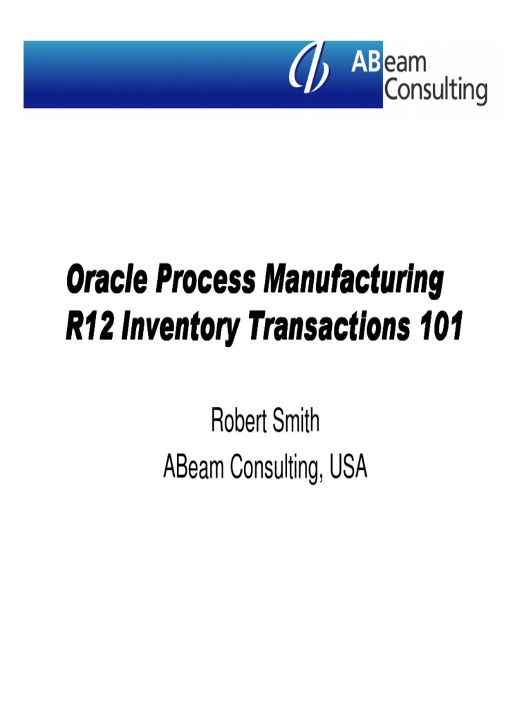 OPm Inventory Transactions PDF | PDF | Inventory | Computing