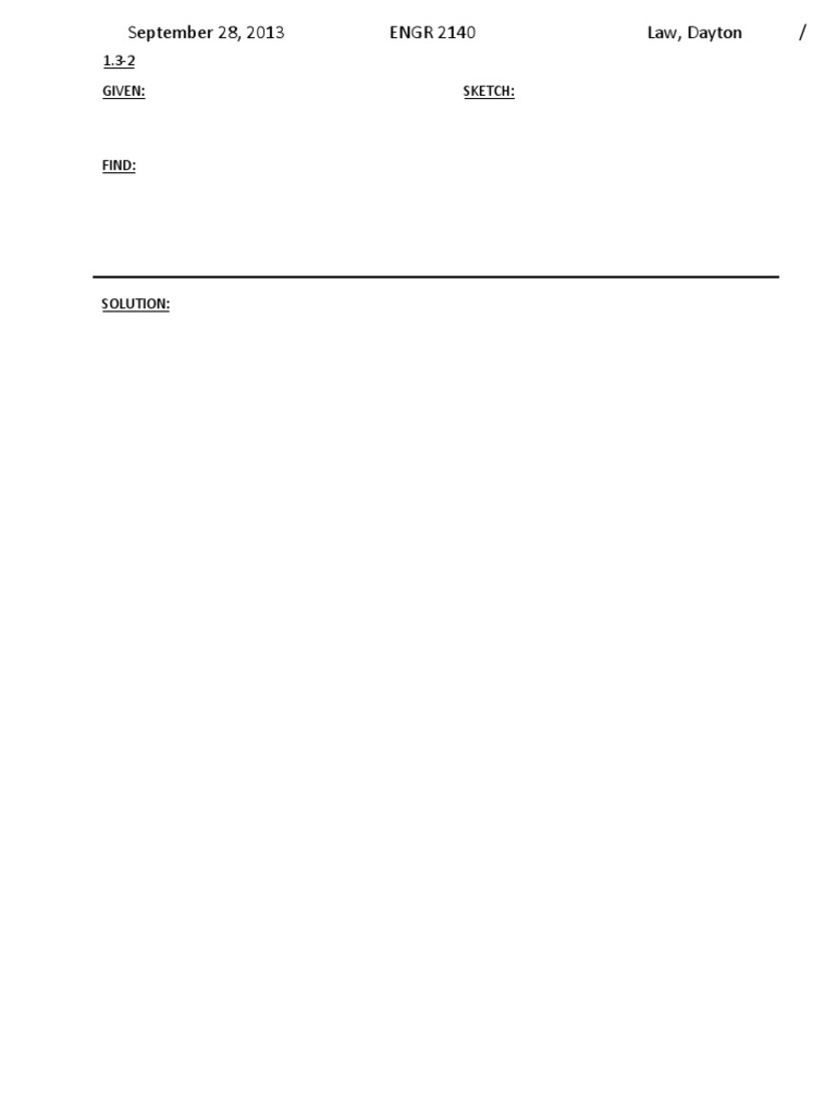 Homework Template | PDF