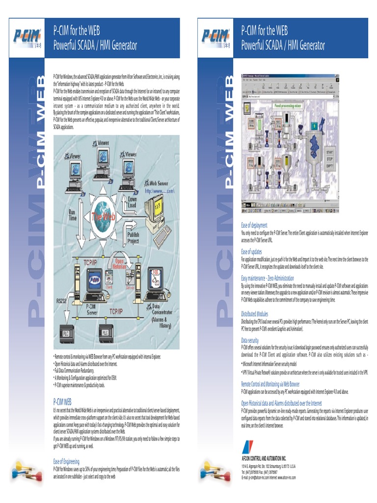 Afcon-Pcim For Web | PDF | Scada | World Wide Web