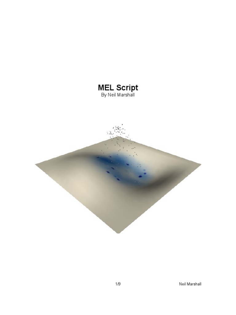 Mel Script Rain | PDF | Subroutine | Variable (Computer Science)