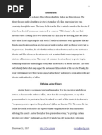 Sarris's Three Premises of Auteur Theory | PDF
