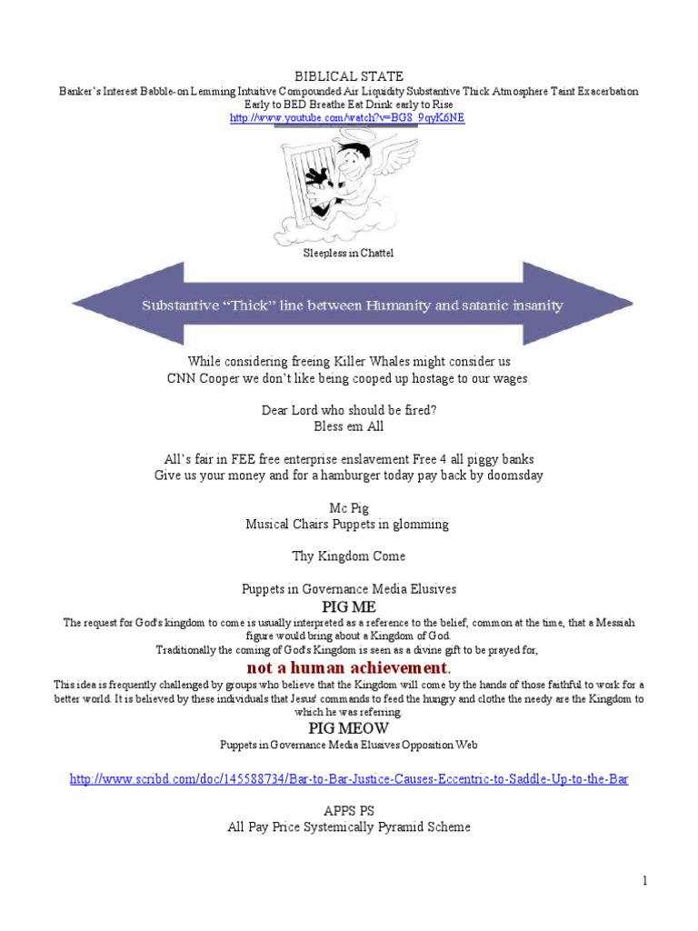 Biblical State | PDF | Capitalism | Capital (Economics)