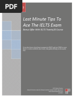 IELTS Cheat Sheet | PDF | International English Language Testing System ...