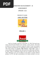 Marketing Mix of AMUL | PDF | Dairy | Milk
