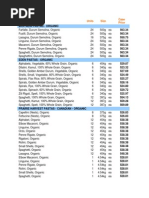 Fasta Pasta Cooking Chart | PDF | Pasta | Italian Cuisine