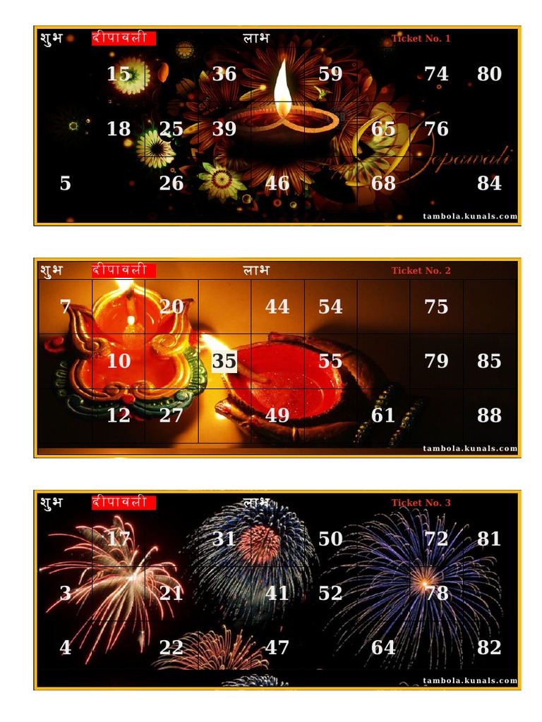Diwali Crackers Pathaka Tickets | PDF | Cooking, Food & Wine