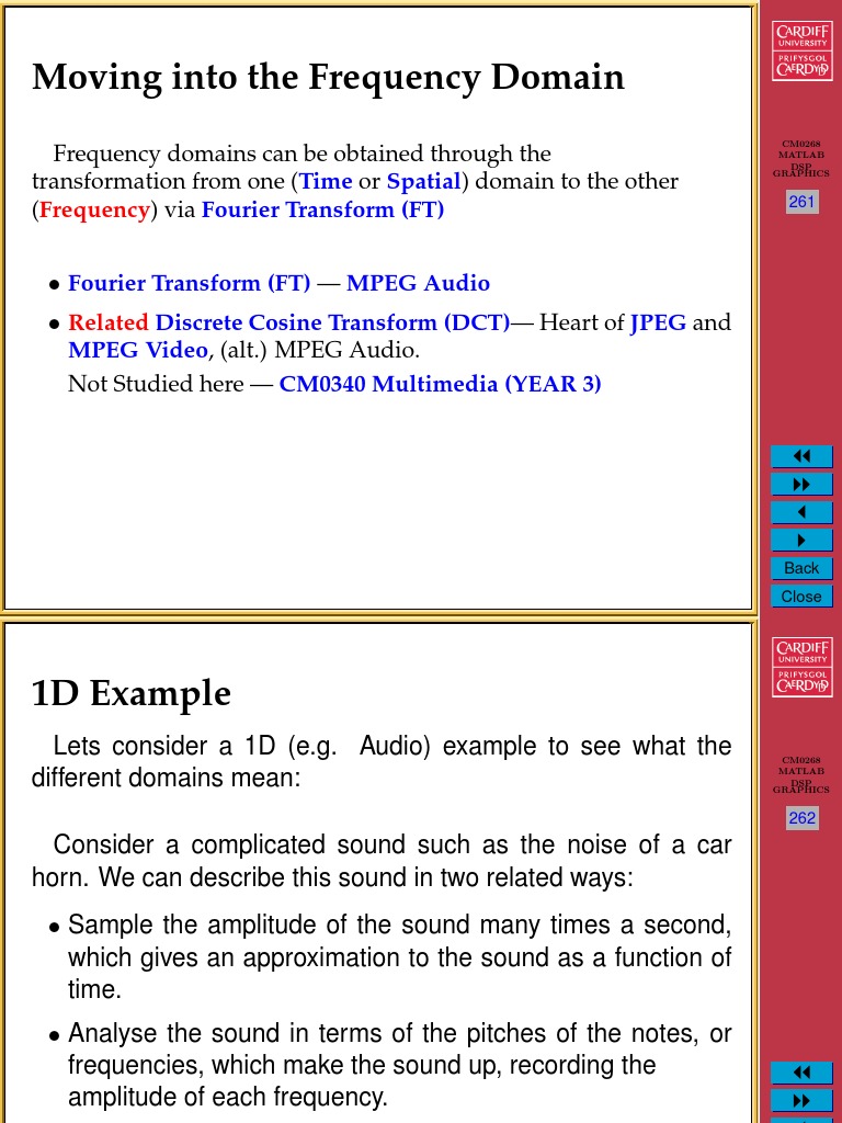 Frequency Space | PDF | Digital Signal Processing | Low Pass Filter