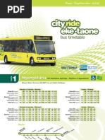 Sunbeam Timetable | PDF