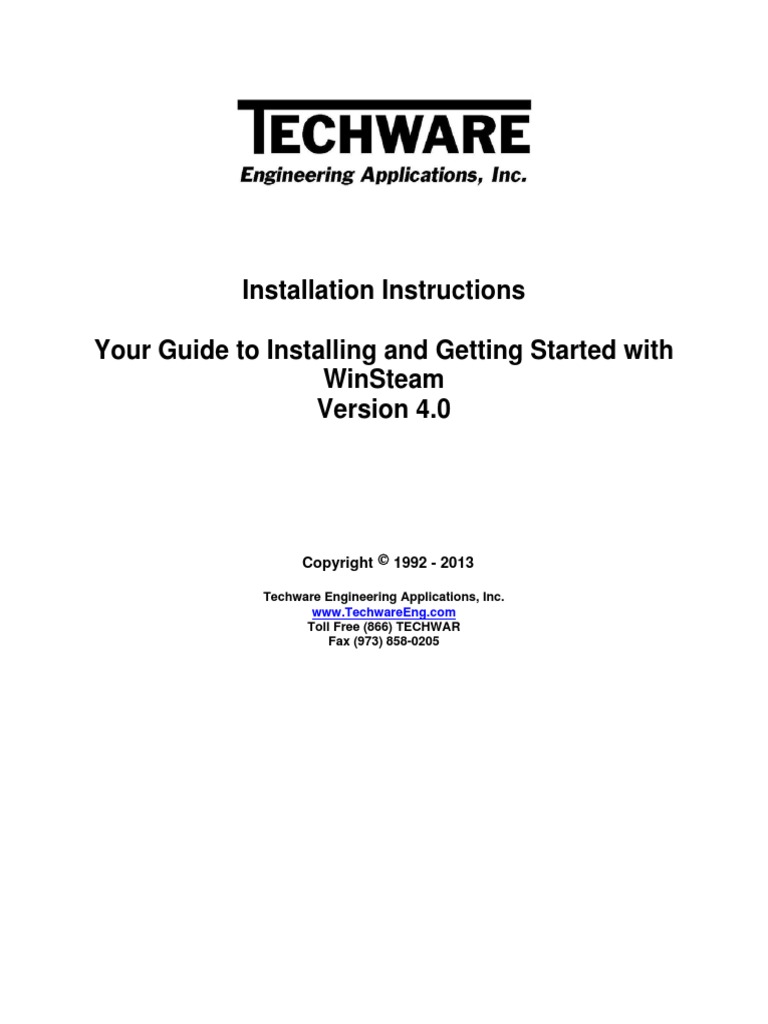 Installation Instructions Your Guide To Installing and Getting Started ...