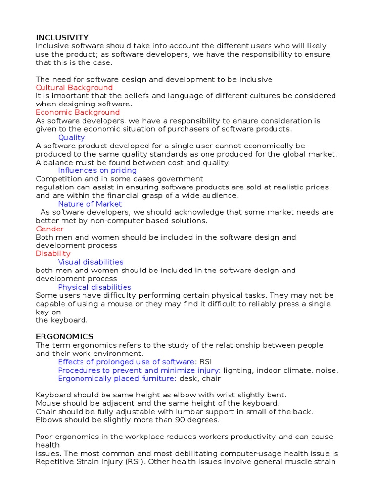 Software Design and Development Prelim Notes | PDF | Computer Data ...