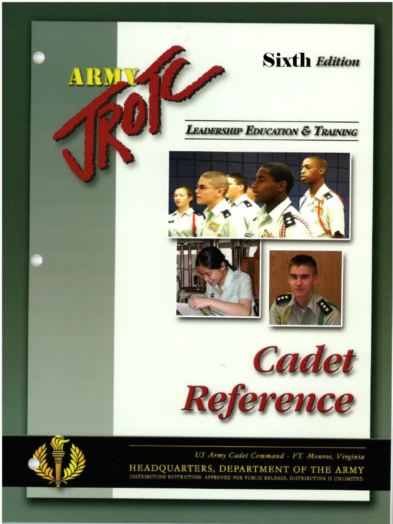 JROTC Cadet Reference 6th Edition | PDF | Lateralization Of Brain ...