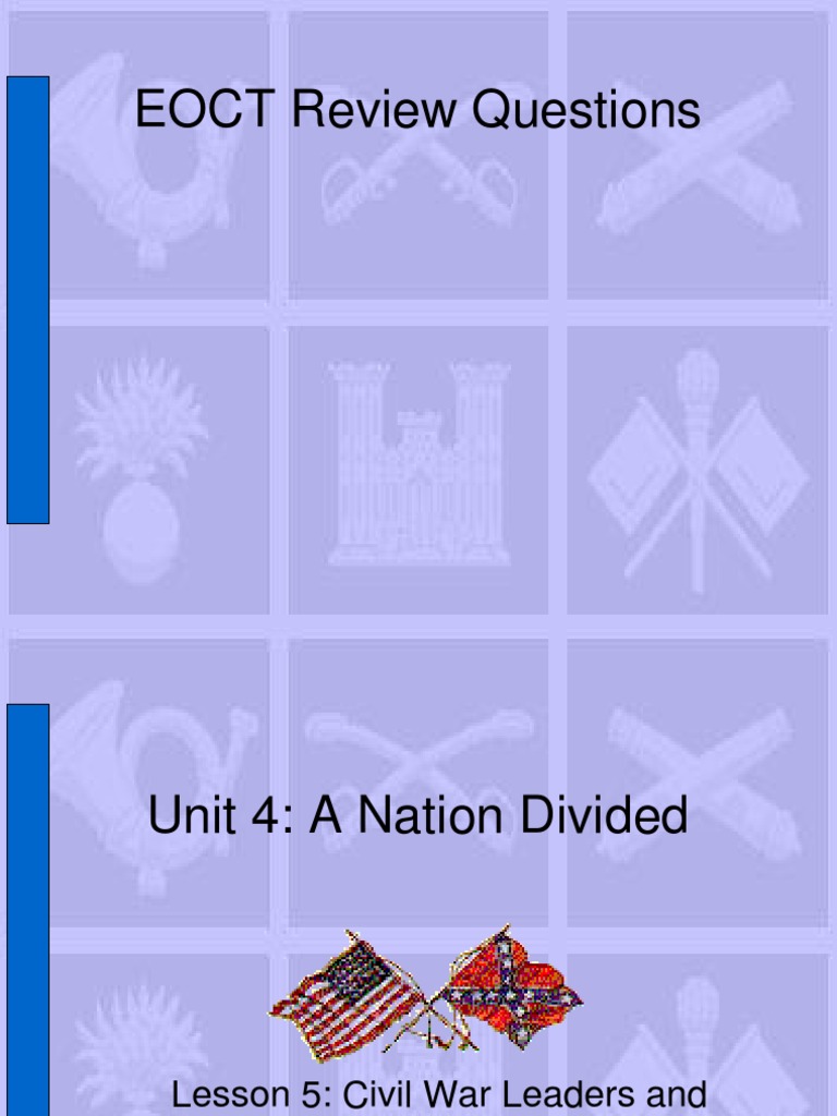 Civil War Leaders and Battles Part 2 | PDF | American Civil War ...