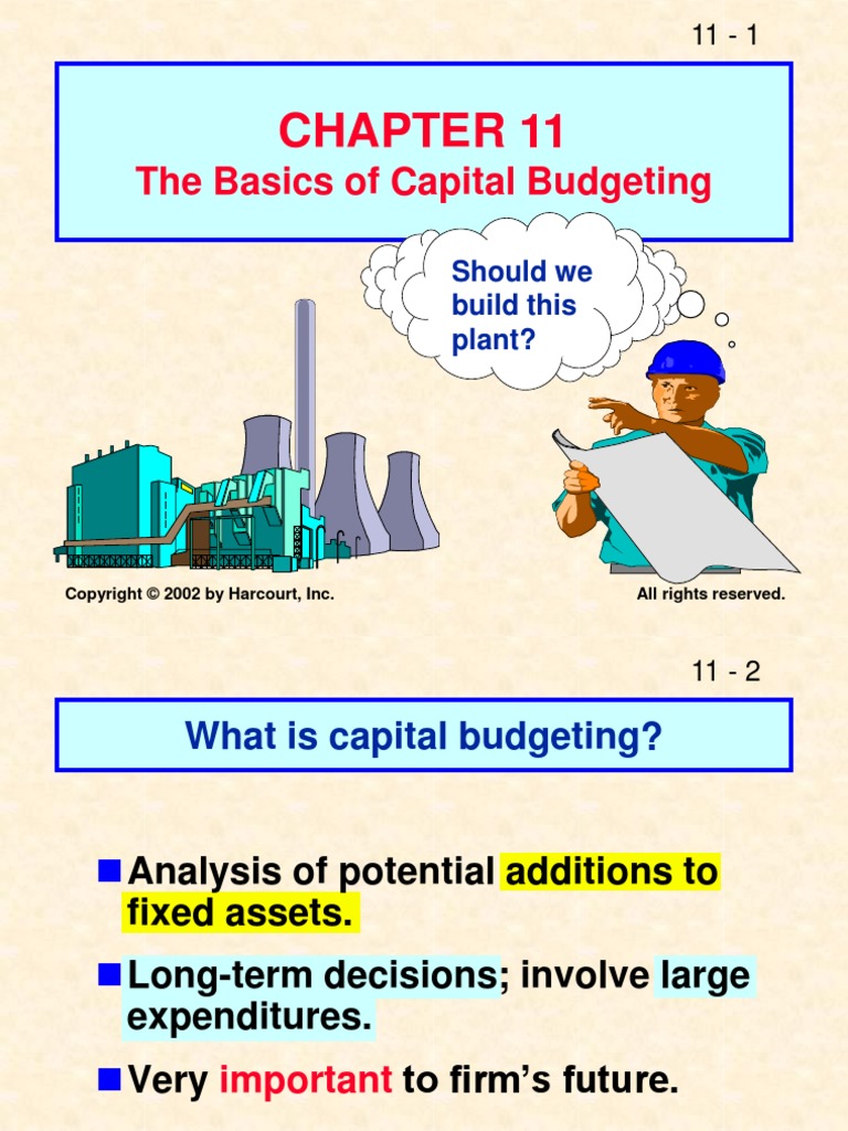 Basics of Capital Budgeting | PDF | Capital Budgeting | Internal Rate ...