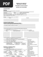 Nursing Admission Assessment