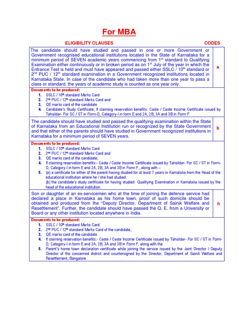 Eligibility Clause Codes PDF | PDF | Educational Stages | Educational ...