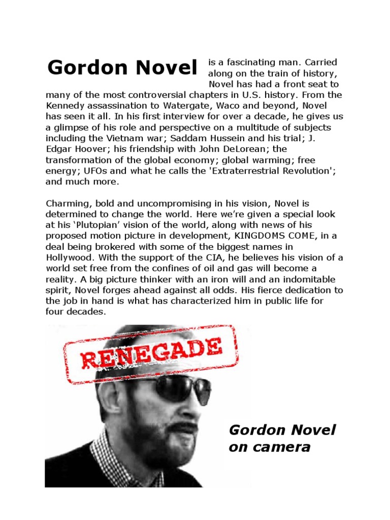Gordon Novel | PDF | Zecharia Sitchin | Nature