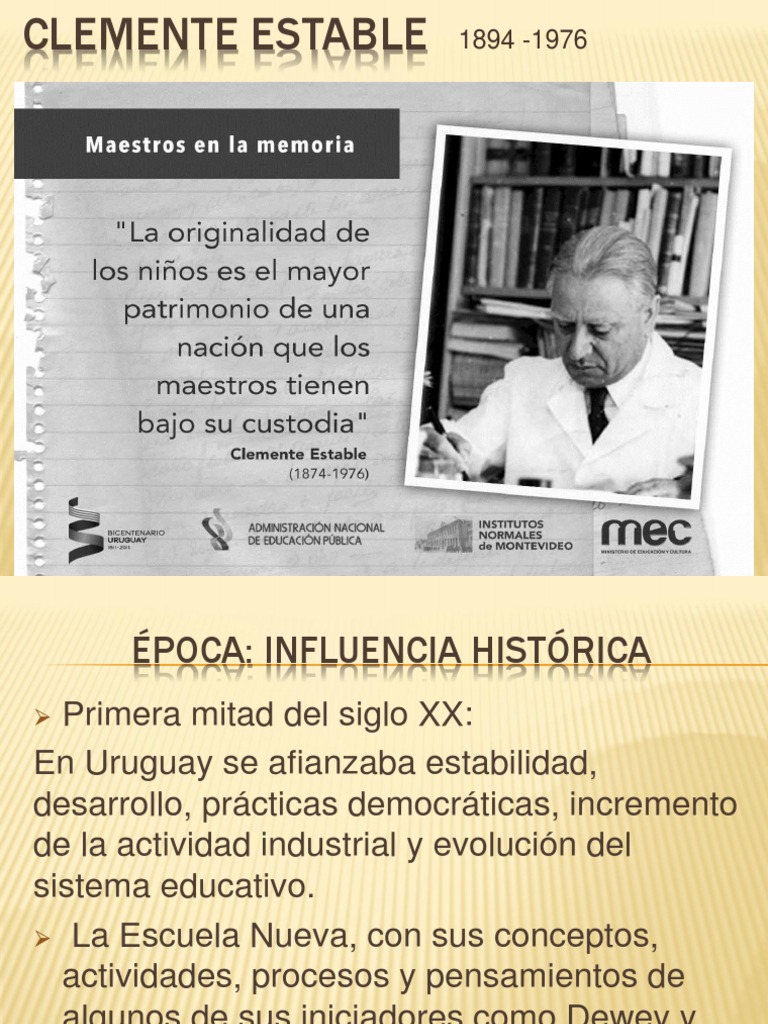 Clemente Estable | PDF | Cognición | Ciencia cognitiva