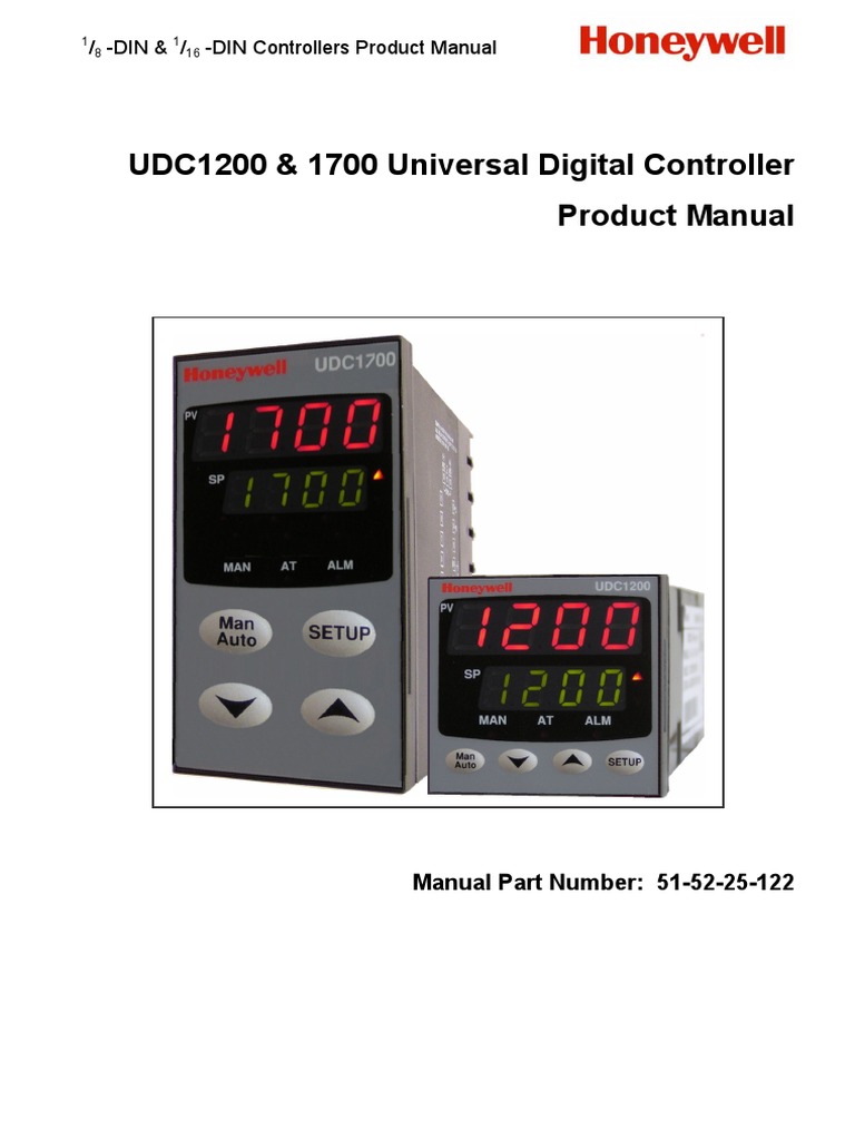 Manual Indicador Udc1200 Honeywell | PDF | Relay | Power Supply