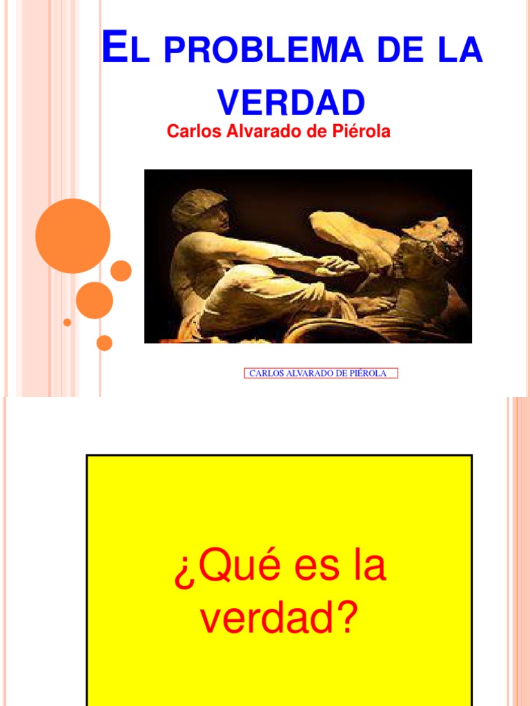 El Problema de la Verdad en Filosofía | PDF | Verdad | Dialéctico
