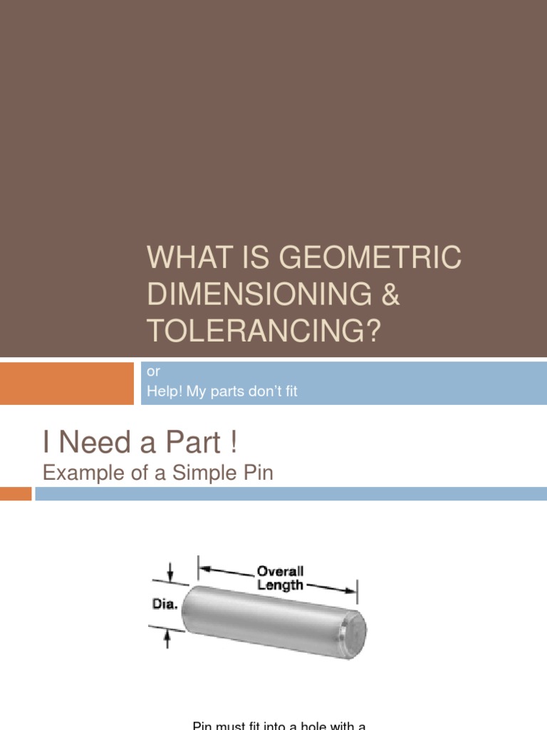 Understanding Geometric Dimensioning & Tolerancing | PDF | Engineering ...