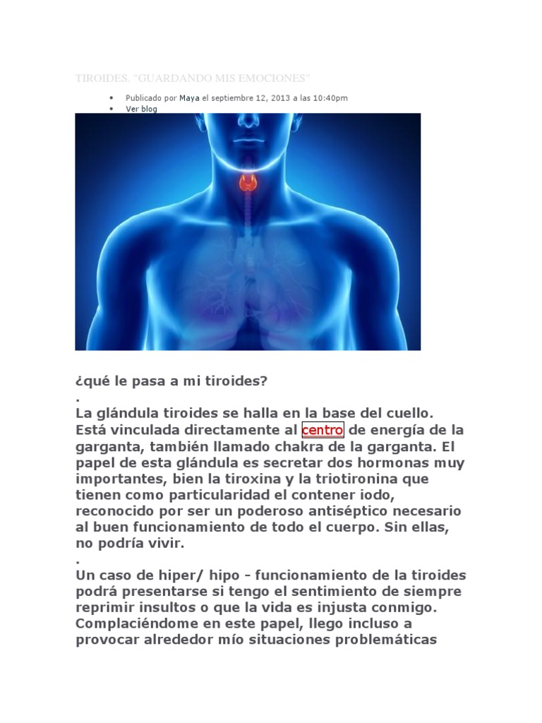 Tiro Ides | PDF | Tiroides | Salud y bienestar