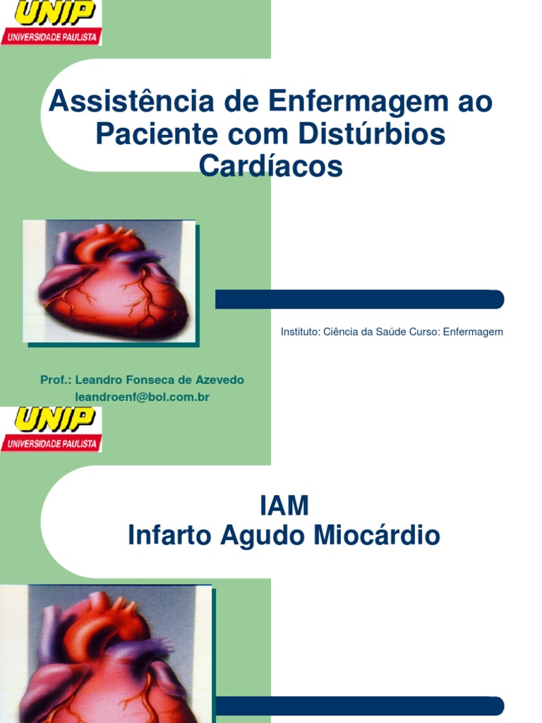 5-Assistência de Enfermagem Ao Paciente Com Distúrbios Cardíacos | PDF ...